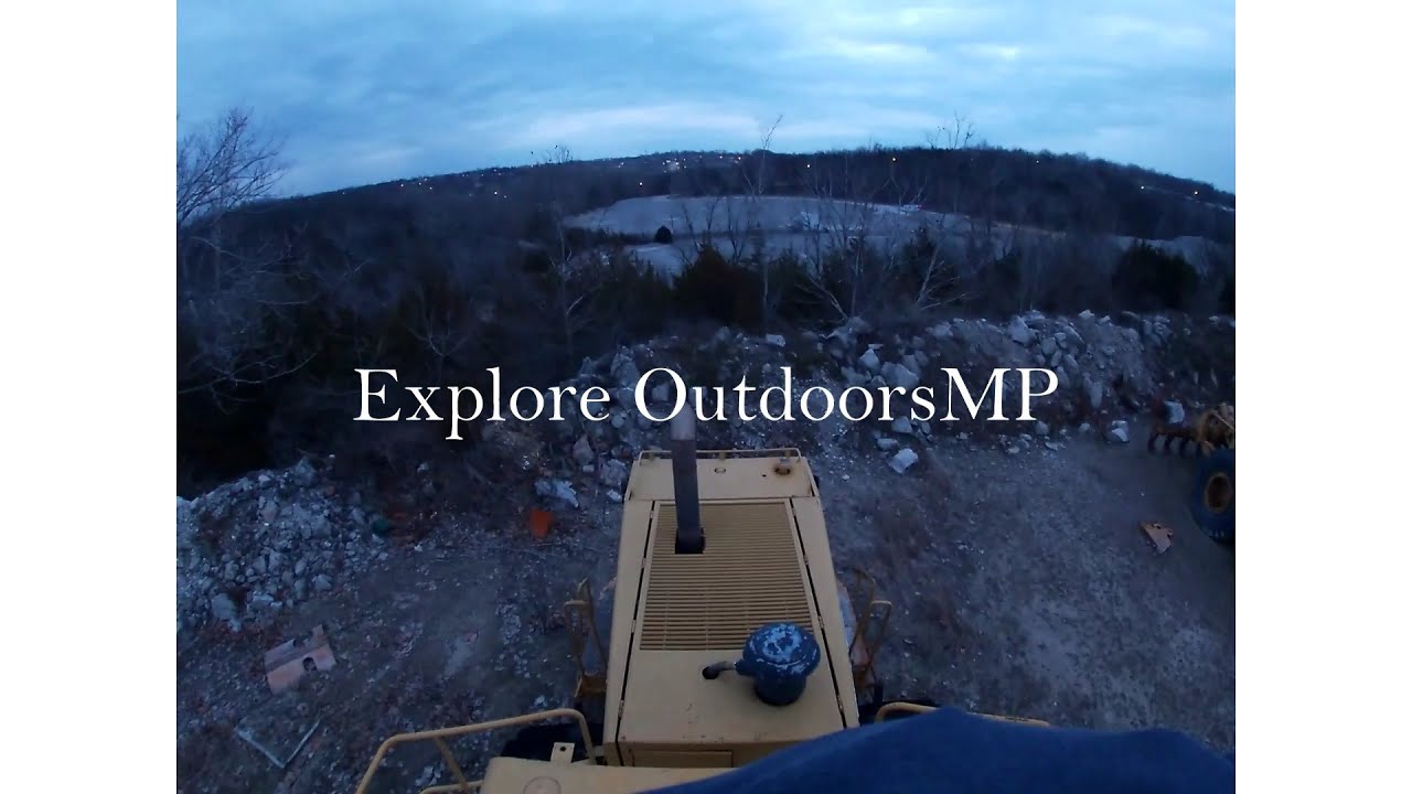 Exploring an Abandoned Quarry at Night (First Video) - YouTube