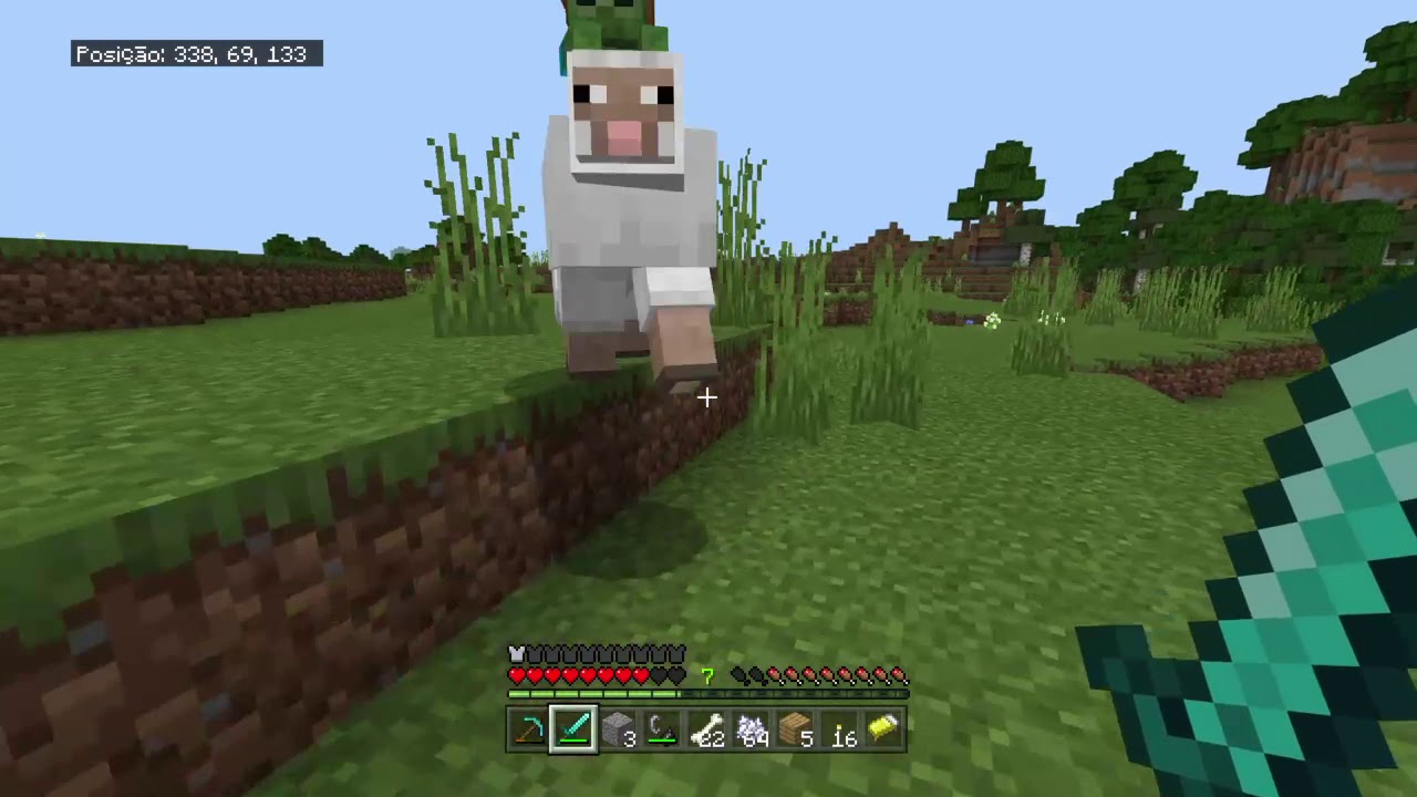 Minecraft ovelha zumbi - YouTube
