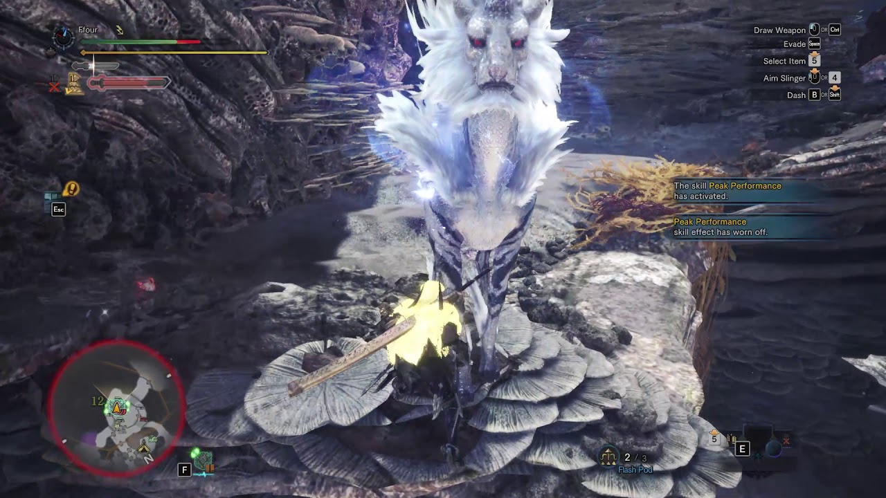 MHW - Kirin Long Sword Ledge Hop - YouTube