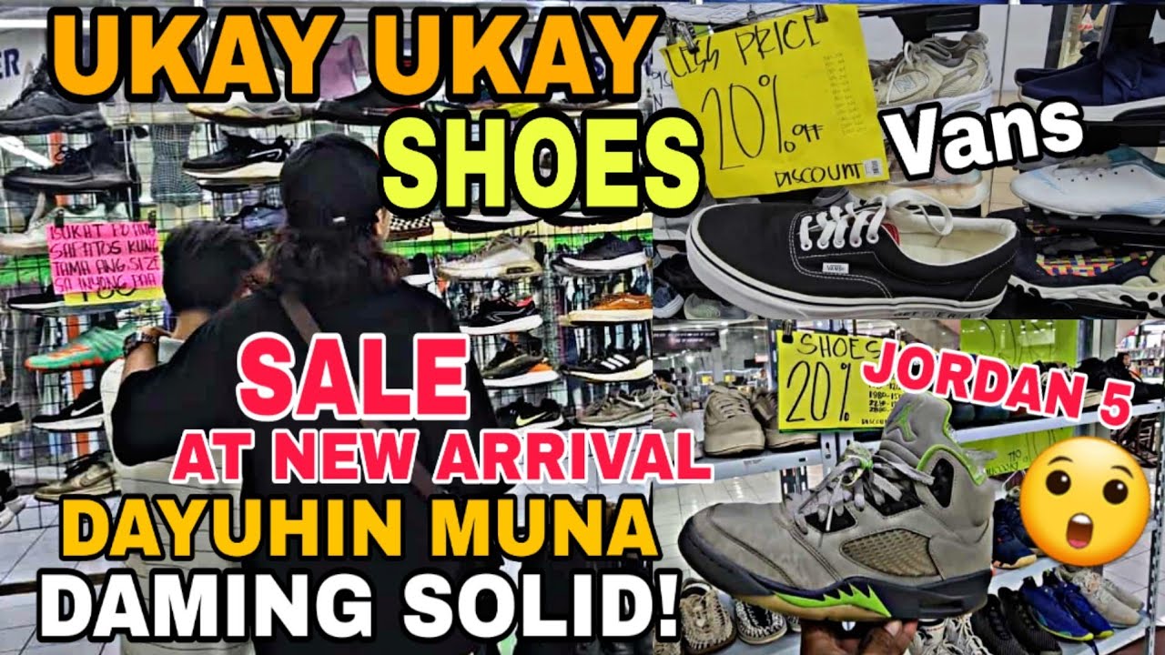 SOLID UKAY UKAY SHOES SALE at New Arrival! Nike Jordan VANS Adidas asics at ibapa! - YouTube