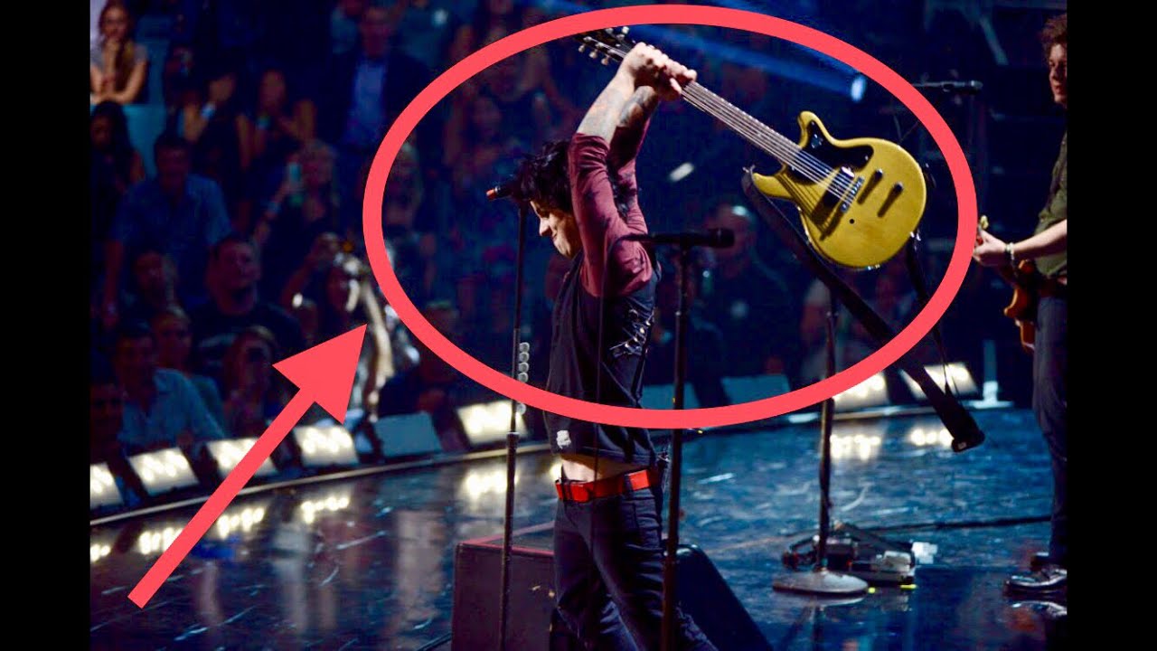 Green Day Destroying Instruments (COMPILATION) | Modern Warrior - YouTube