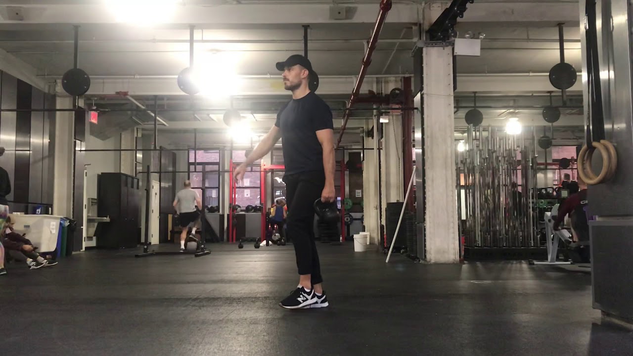 Single Leg Kettlebell Circles - YouTube