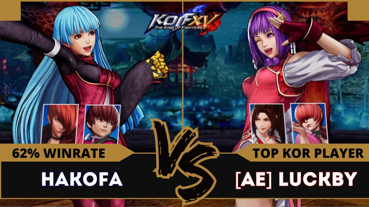 KOFXV🕹️ HAKOFA (O.Chris/Kula/Iori) vs A.E LUCKBY KOF (Athena/Mai ...