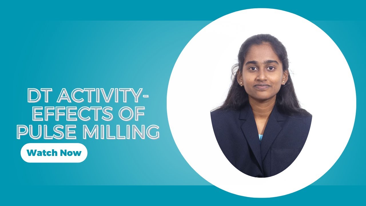 DT VIDEO ON EFFICIENCY OF PULSE MILLING| POST HARVEST ENGINEERING| SNS ...