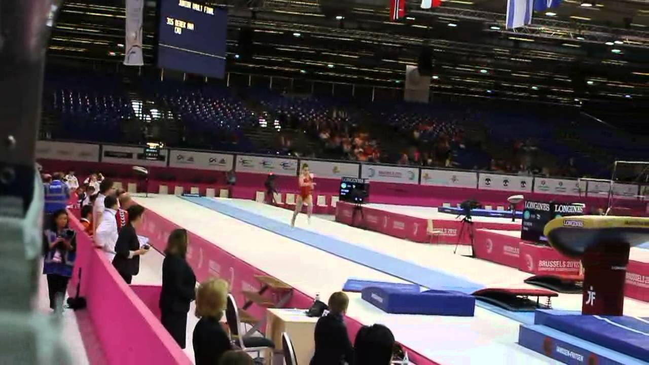 Ana DEREK CRO, Vault Final, European Gymnastics Championships 2012 (1 ...