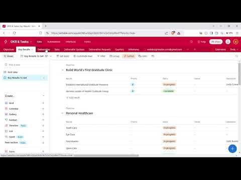 Airtable Project Management System for Team Gratitude (2025 01 28) - YouTube