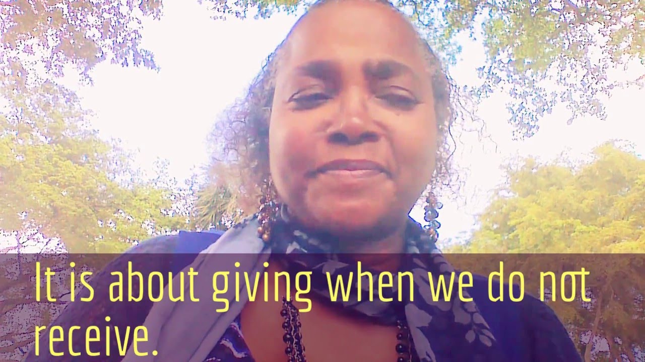 It is About Giving When We Do not Receive! - YouTube