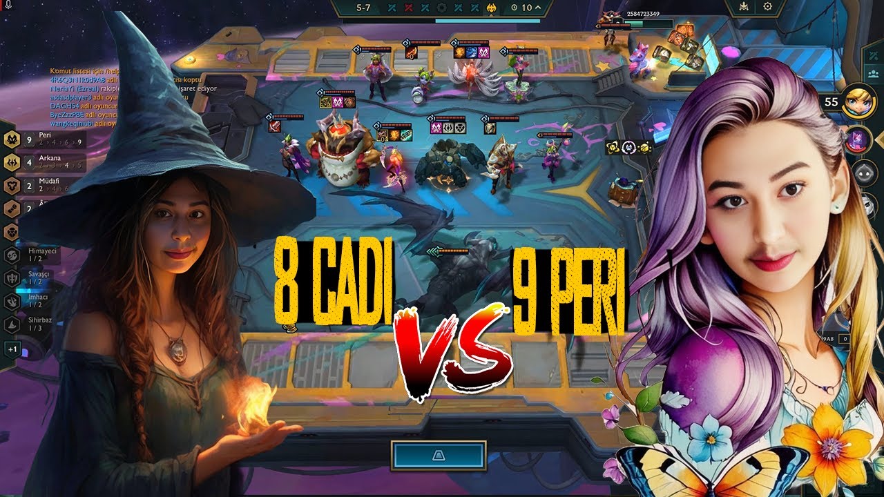 8 Cadı Vs 9 Peri - Set 12 Teamfight Tactics - YouTube