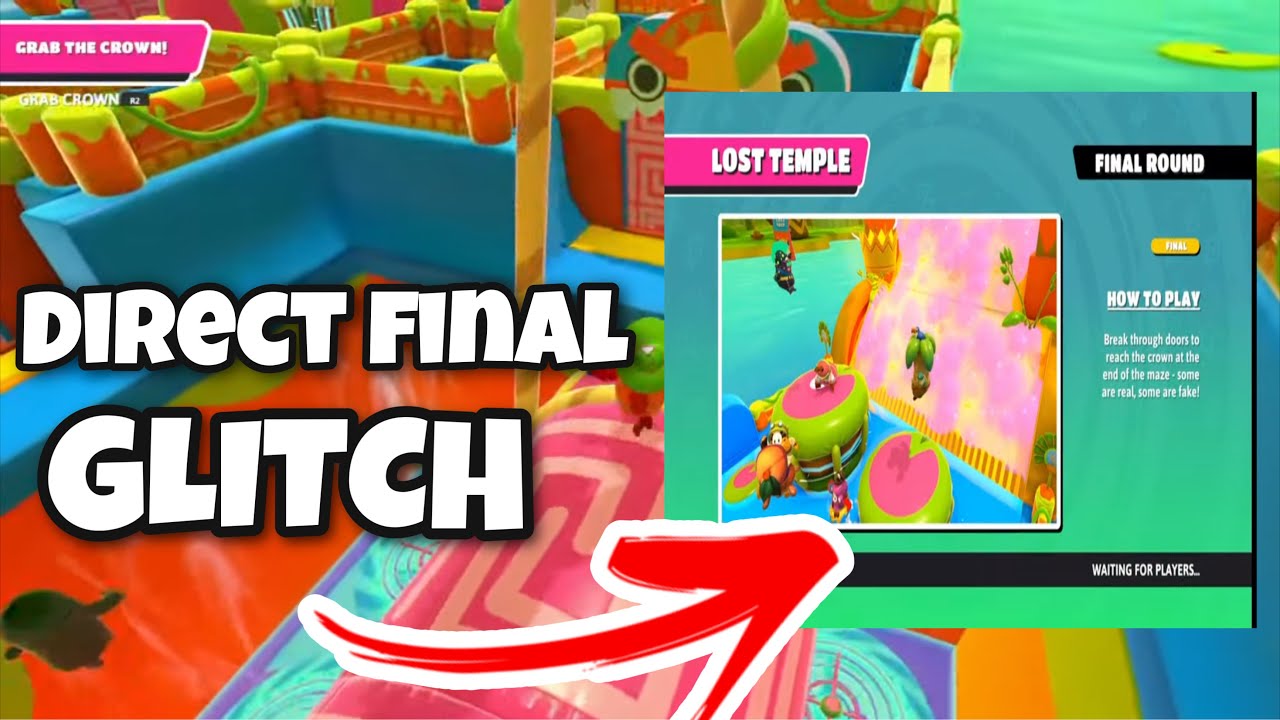 HOW TO DO LOST TEMPLE FINAL GLITCH IN FALL GUYS CUSTOM GAMES | FINAL ...