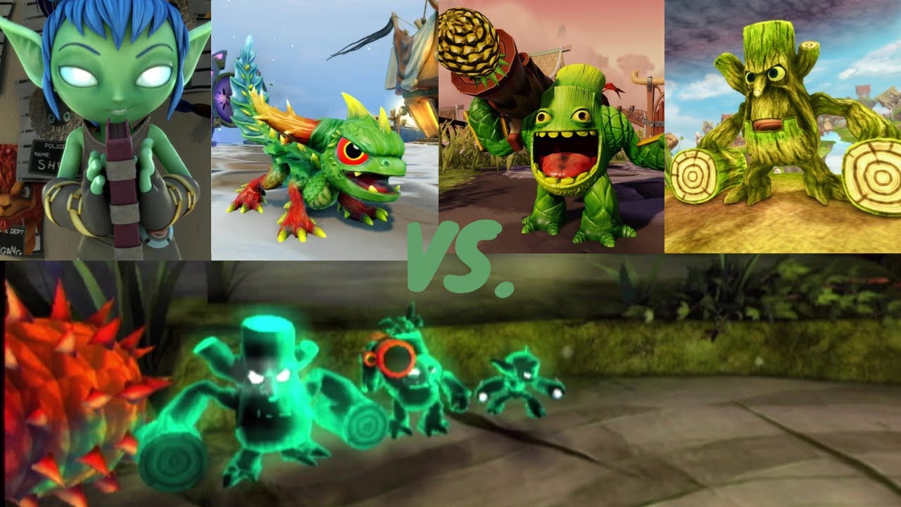 All life skyanders vs. The life villans-skylanders spyro's advanture ...