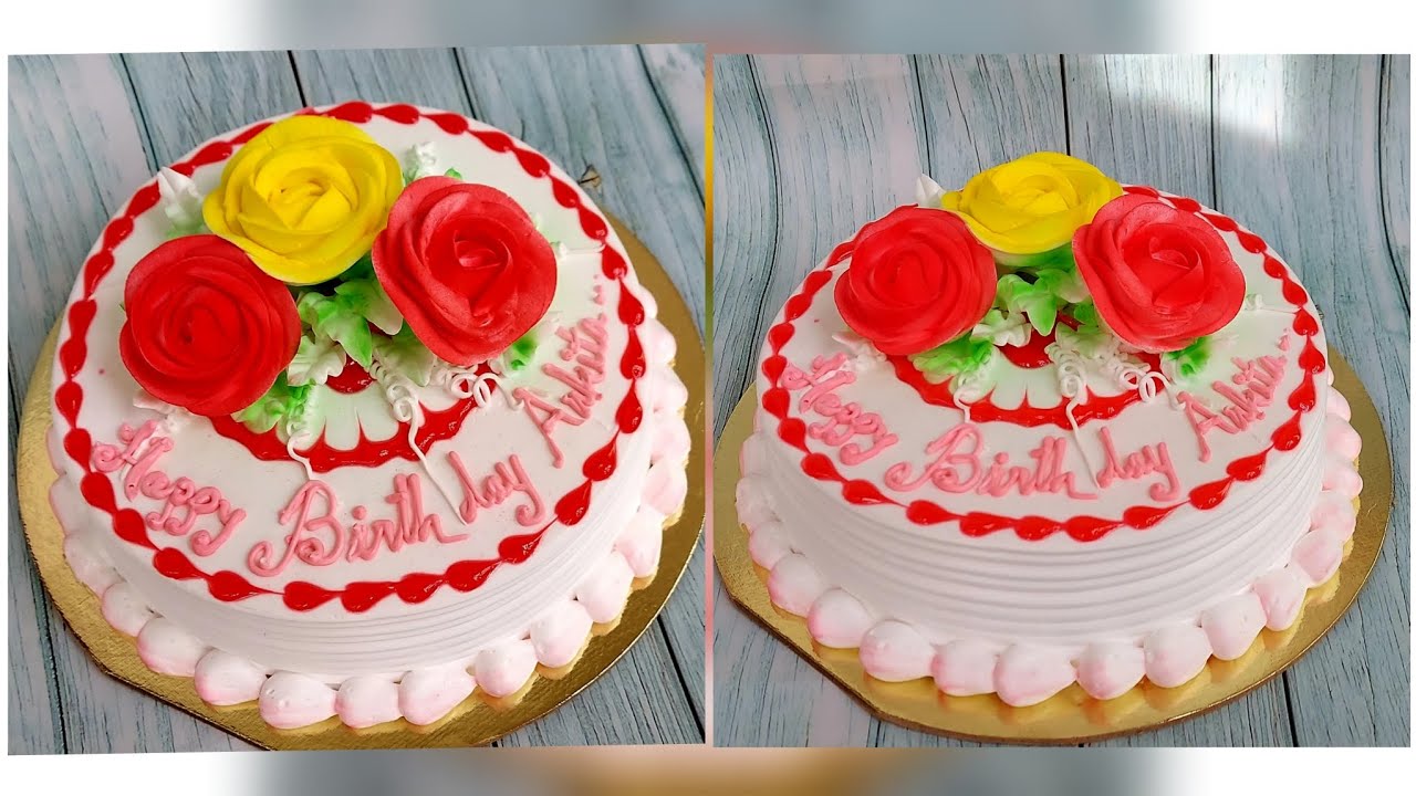 Cake decoration Idea || bakery style icing cake || Baking with Bijayata ...