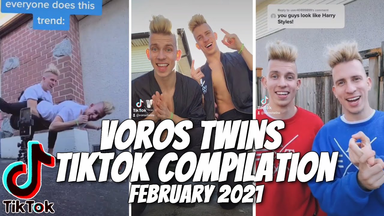 Funny TikTok Compilation - Voros Twins February 2021 - YouTube