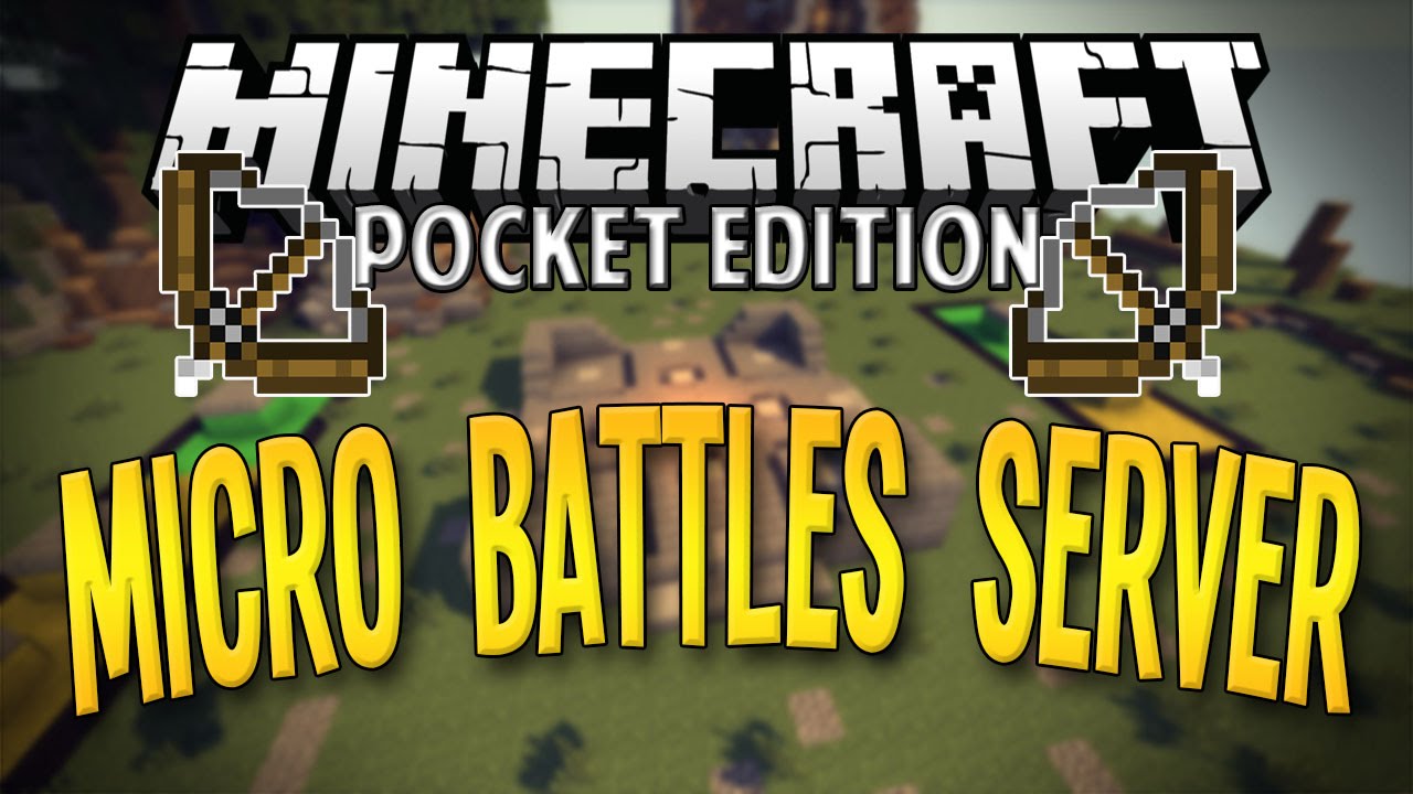[0.11.1] MICRO BATTLES SERVER! - Minecraft Pocket Edition - YouTube