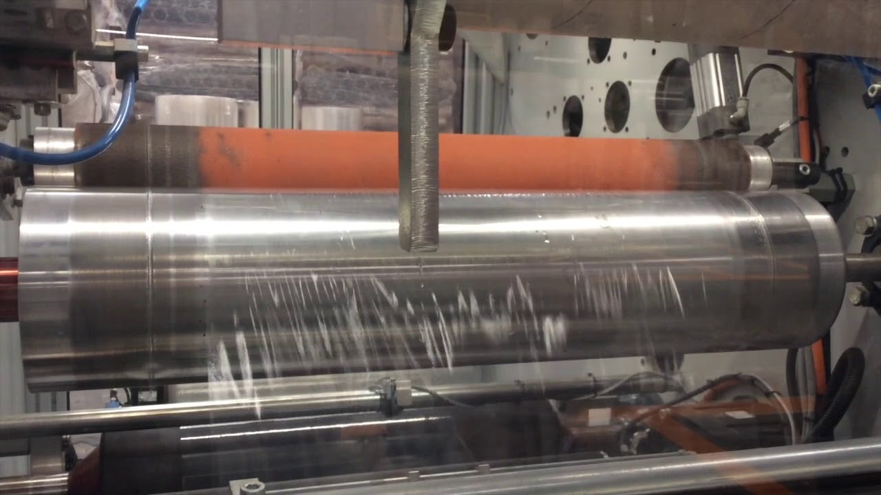 T012R Stretch Film Rewinder - No Pre-stretch - YouTube