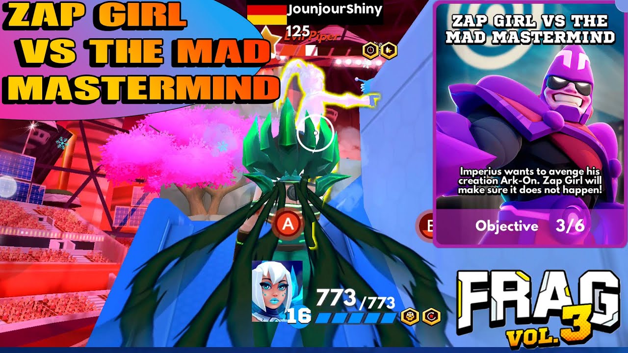 FRAG Pro Shooter - Zap Girl vs The Mad Mastermind😎🔥Gameplay Walkthrough ...