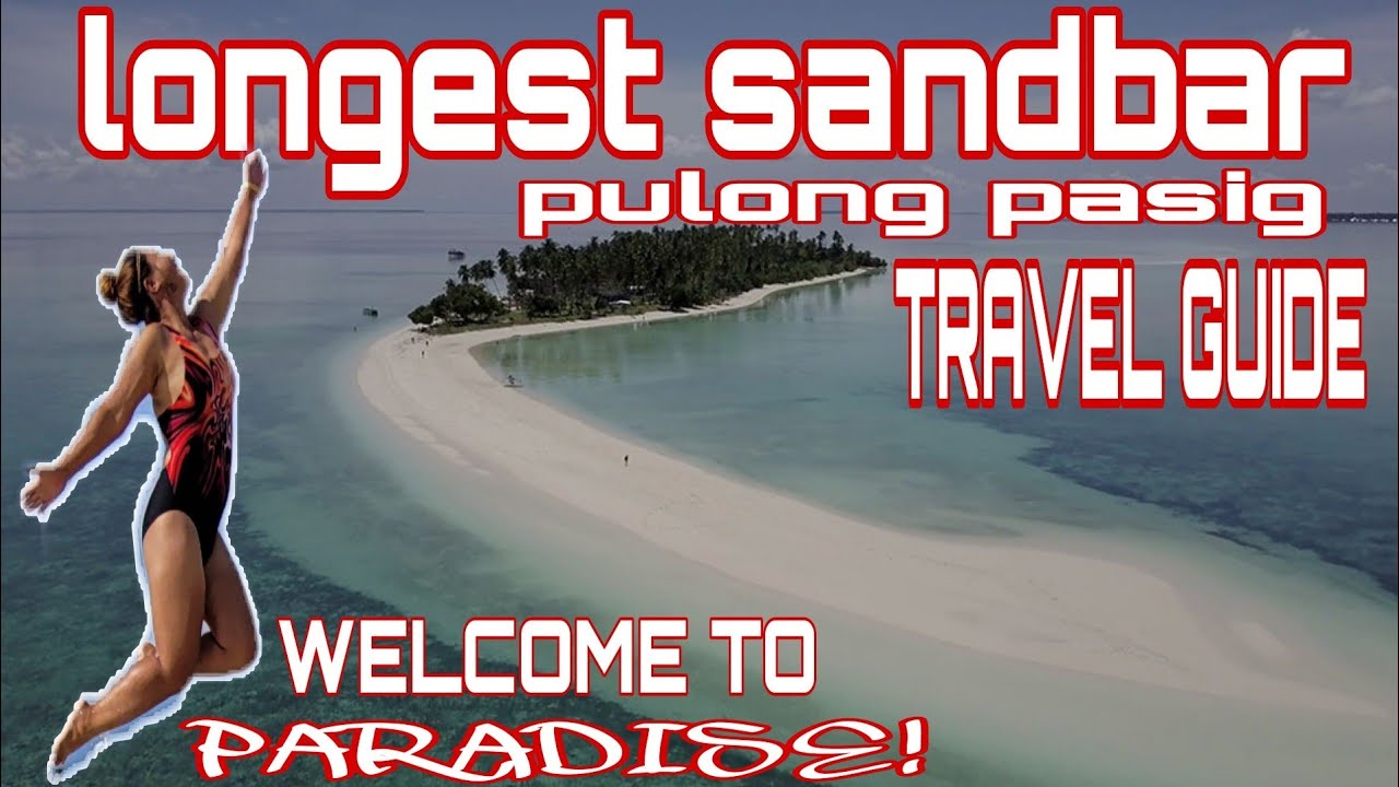 Pinakamahabang Sandbar | Pulong pasig | white sand beach - YouTube
