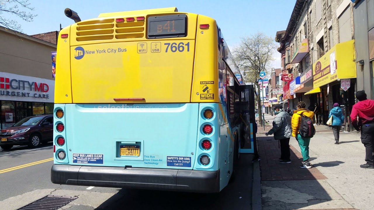 2018 New Flyer XD40 "Xcelsior" #7661 On The B41 Limited @ Flatbush ...