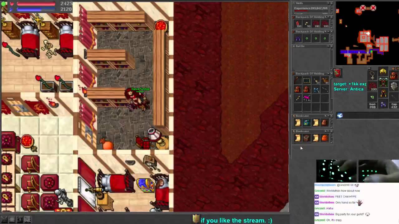 The Red Rose guildhall on Antica - YouTube