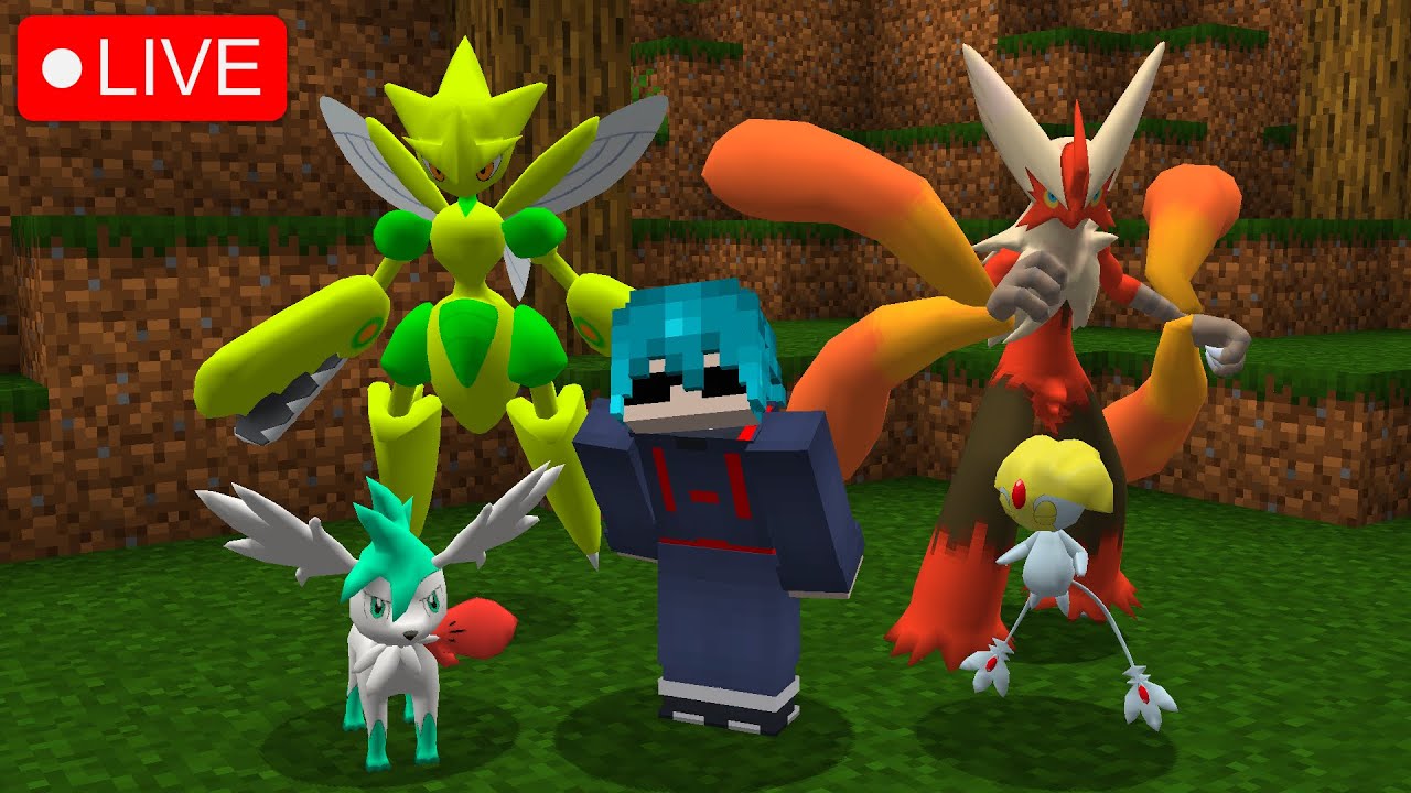 Minecraft Pixelmon Rumo A PokÉdex Live Faltam 2 PokÉmons Youtube