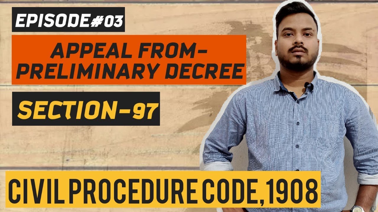 Part-II/Appeal from preliminary decree where no appeal from final ...