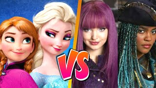 Frozen vs Descendientes BATALLAS DE RAP ANIMADAS Prince... | Doovi