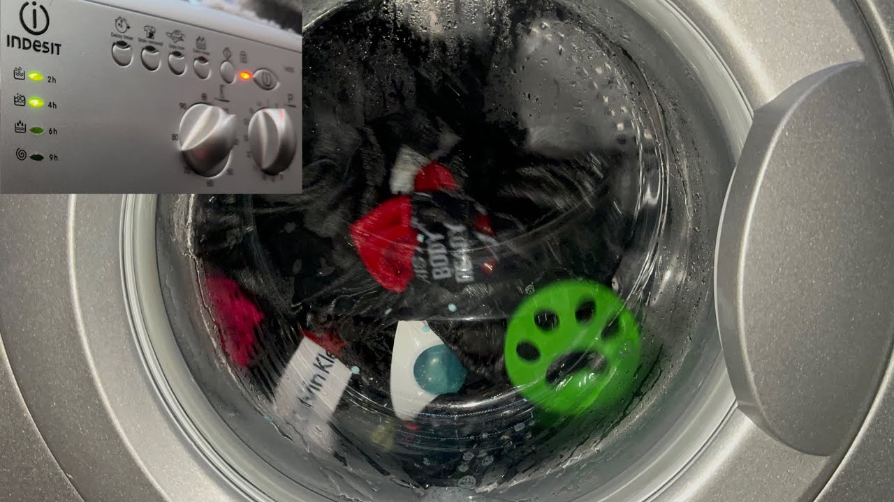 Indesit WIL143S | Programme 1: White prewash 30c | Full cycle edited ASMR laundry - YouTube