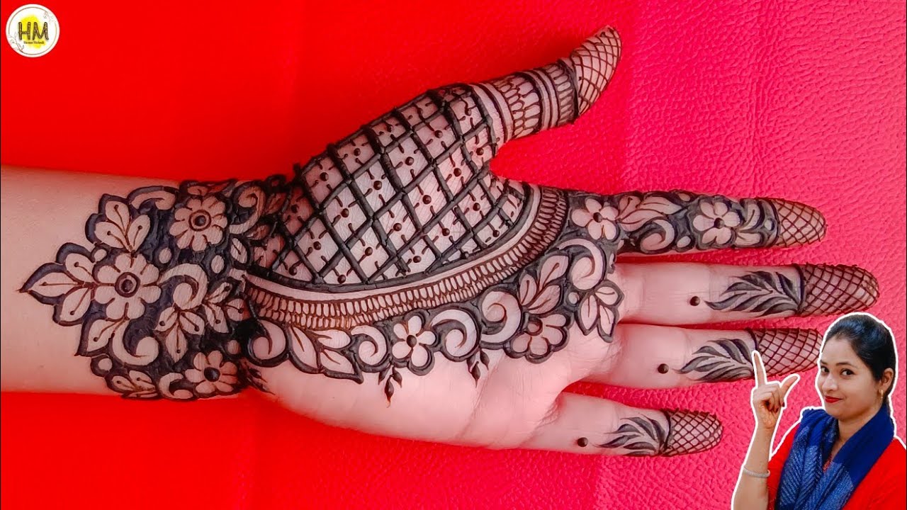 New Cutwork Henna Mehndi design - YouTube