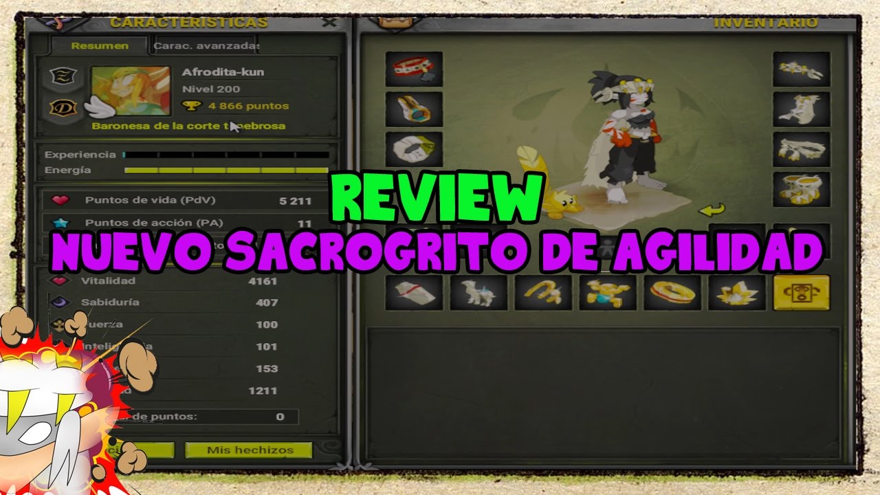 DOFUS || REVIEW DEL NUEVO SACROGRITO DE AGILIDAD || LO BUENO DESCUBRALO ...