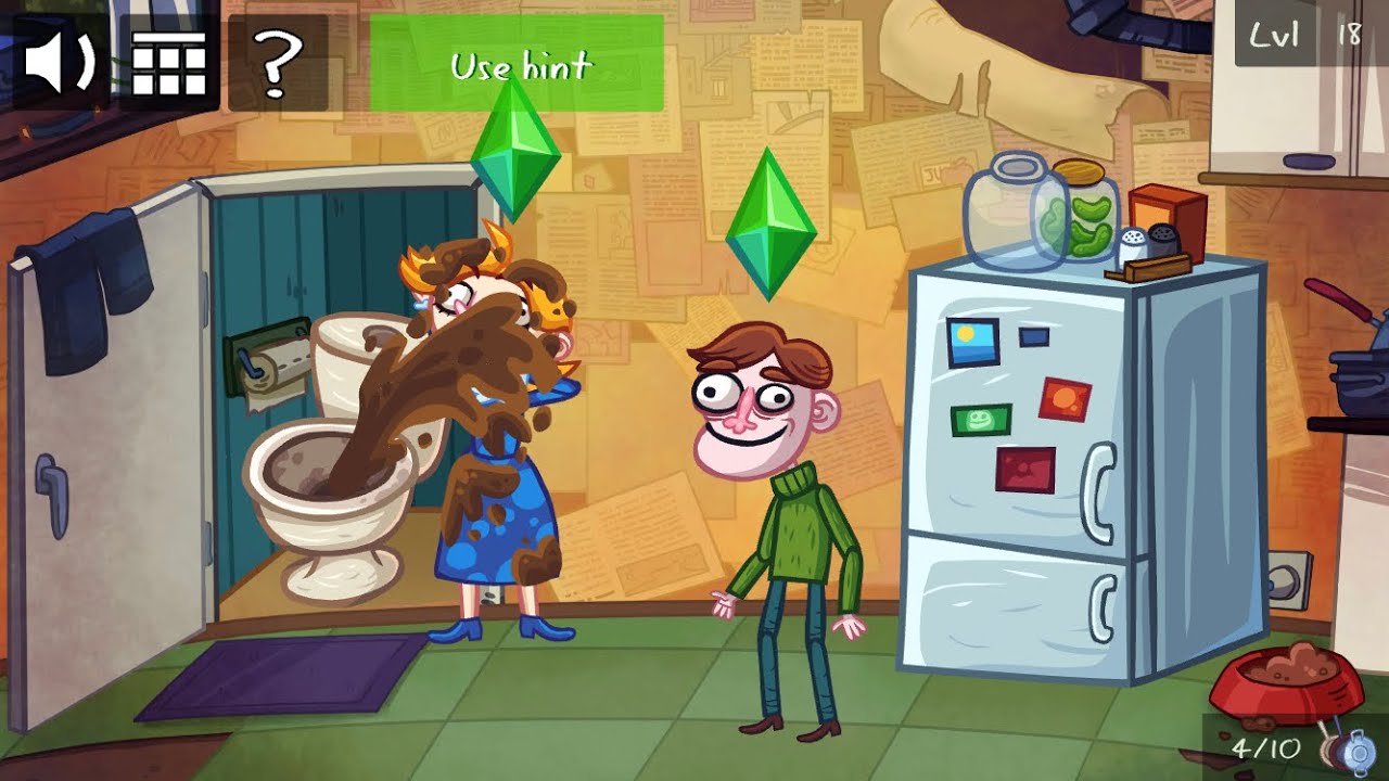 Getting trolled in troll face - YouTube