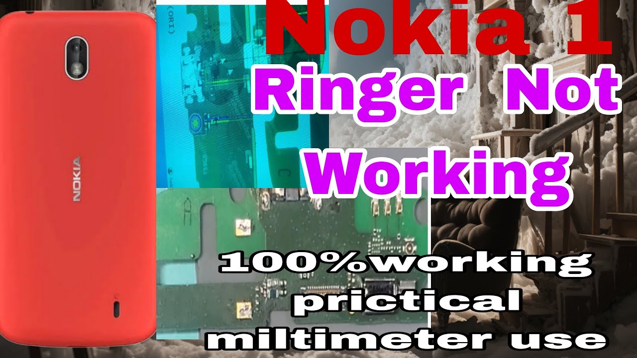 Nokia 1 Ringer Not working Solved 100%with sechematics and multimeter ...