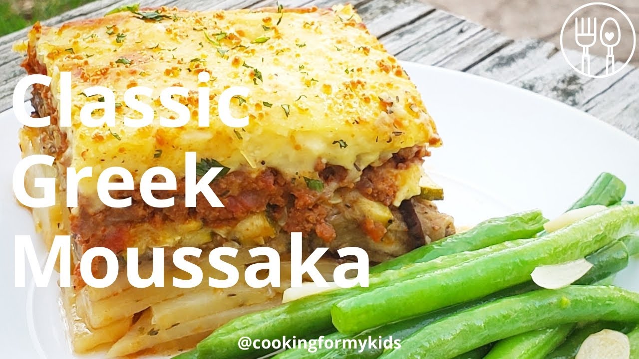Classic Greek Moussaka Recipe - YouTube