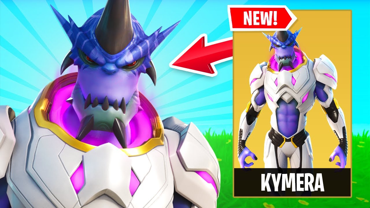 NEW KYMERA Skin Gameplay in FORTNITE! (Custom Alien Skin) - YouTube