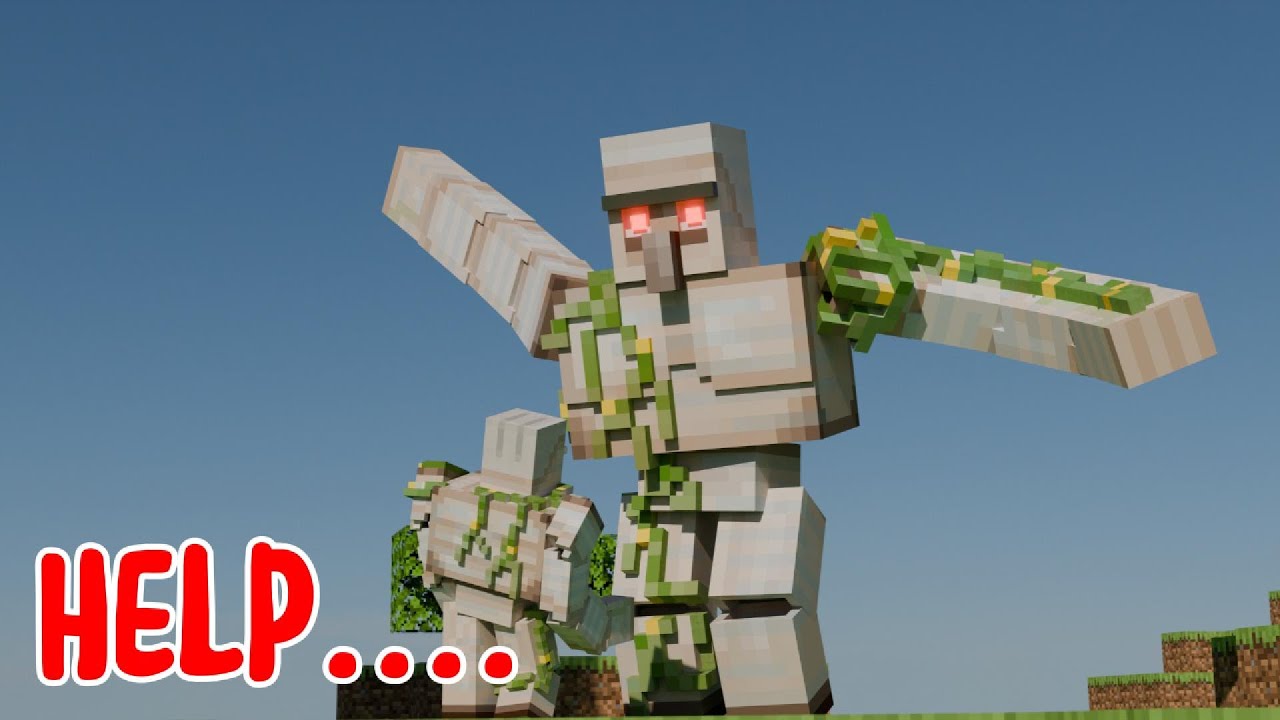 Angry Iron Golem - Minecraft Animation - YouTube