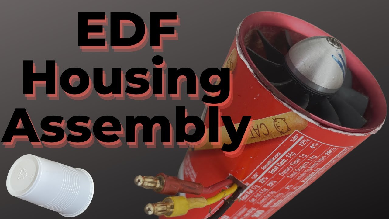 How to build a 50mm DF 032 DeltaWing EDF Jet in Part 6 of Nth part ...