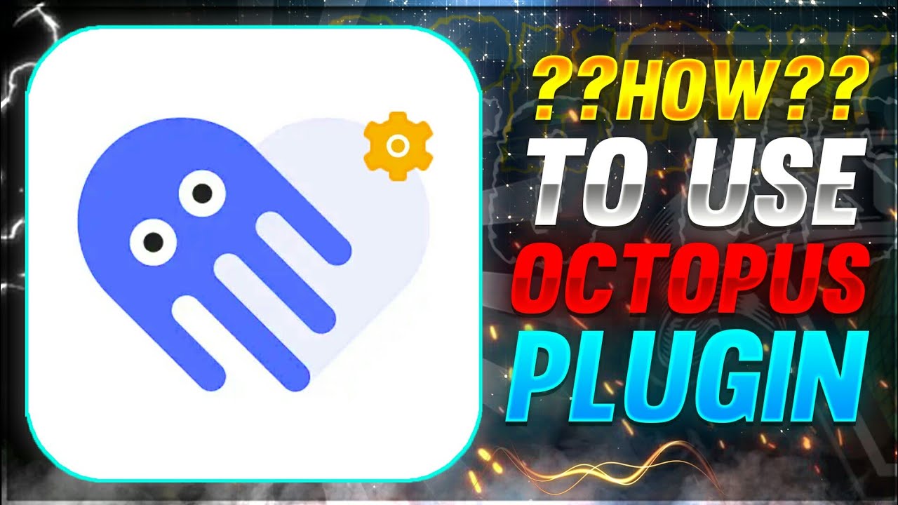🔥HOW TO USE OCTOPUS PLUGIN || SOLVE BLACK SCREEN APP NOT INSTALL AND ...
