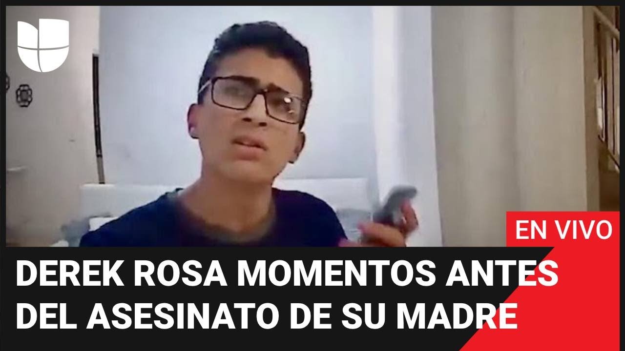 🎥 Videos de Derek Rosa momentos antes que de presuntamente asesinara a ...