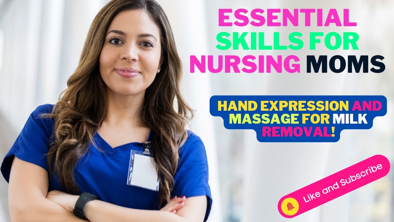 How to Massage and Hand Express to Remove Your Milk | hand expression ...