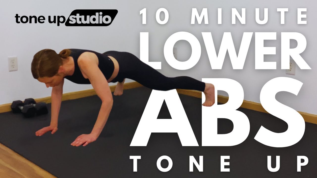 10 Minute 30 Day Tone Up Challenge Lower Abs Tone Up - YouTube