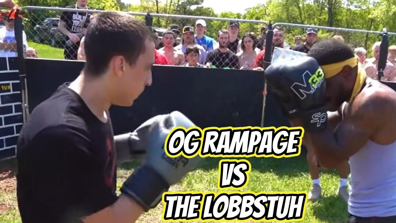 WHEN OG RAMPAGE CALLED OUT SCARFACE SON, THE LOBBSTUH. #boxing #boxeo # ...