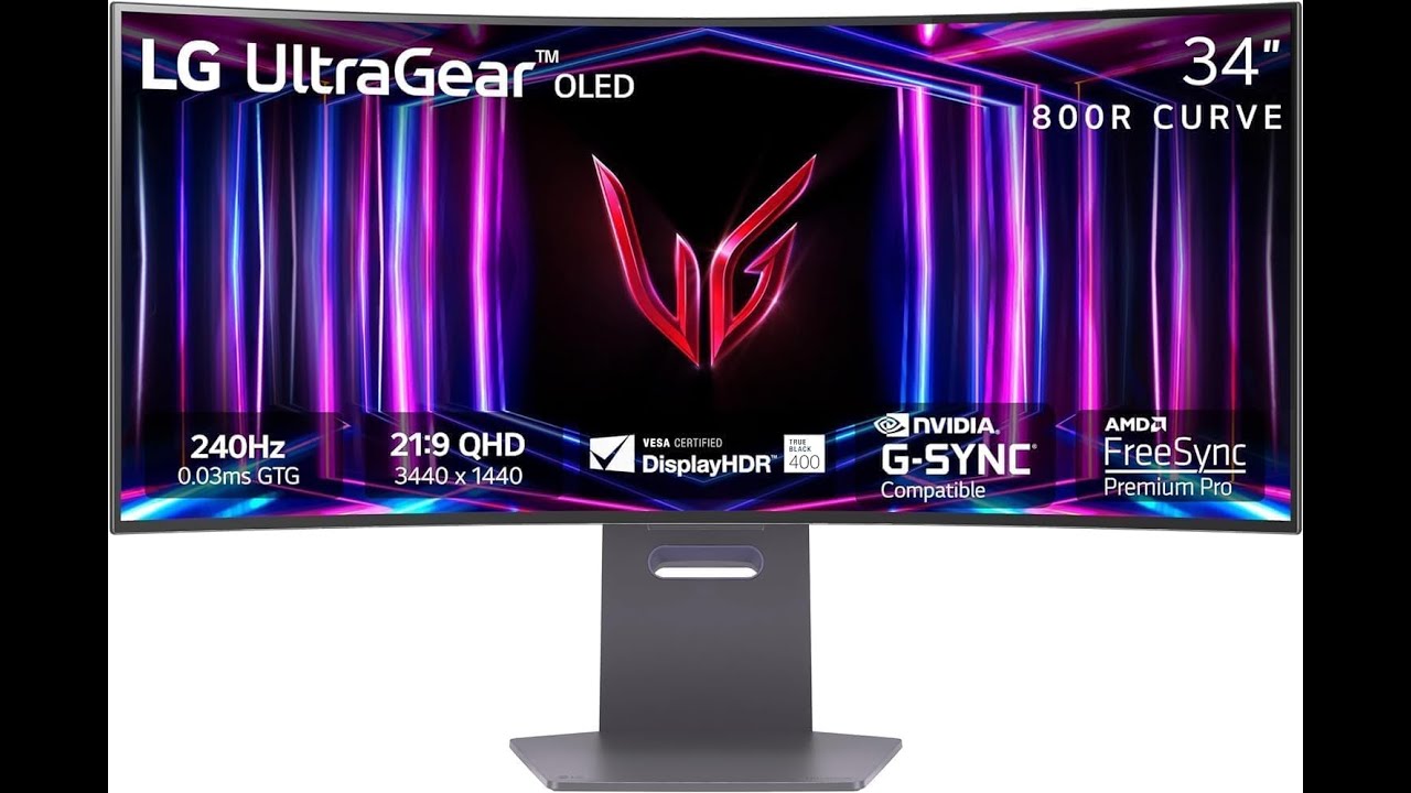 Review: LG Ultragear 34GS95QE OLED Gaming Monitor - 34" Curved, 240Hz ...