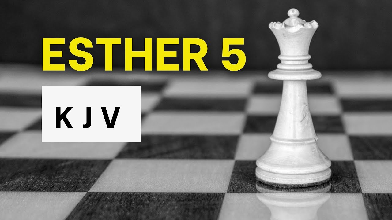 Esther Chapter 5 | KJV Audio Bible | Words + No music - YouTube