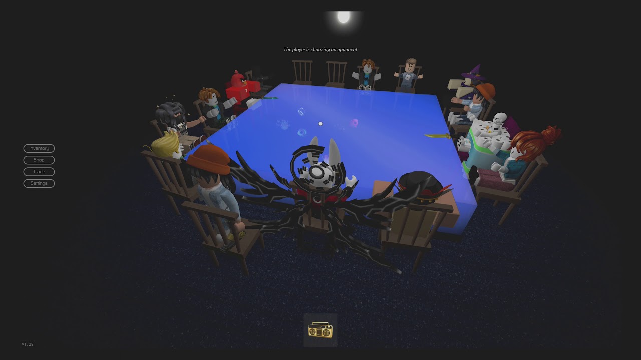 The judgement table of playing Russian Roulette Roblox - YouTube
