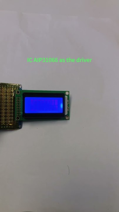 The manufacturer produces 802-character dot-matrix liquid crystal ...