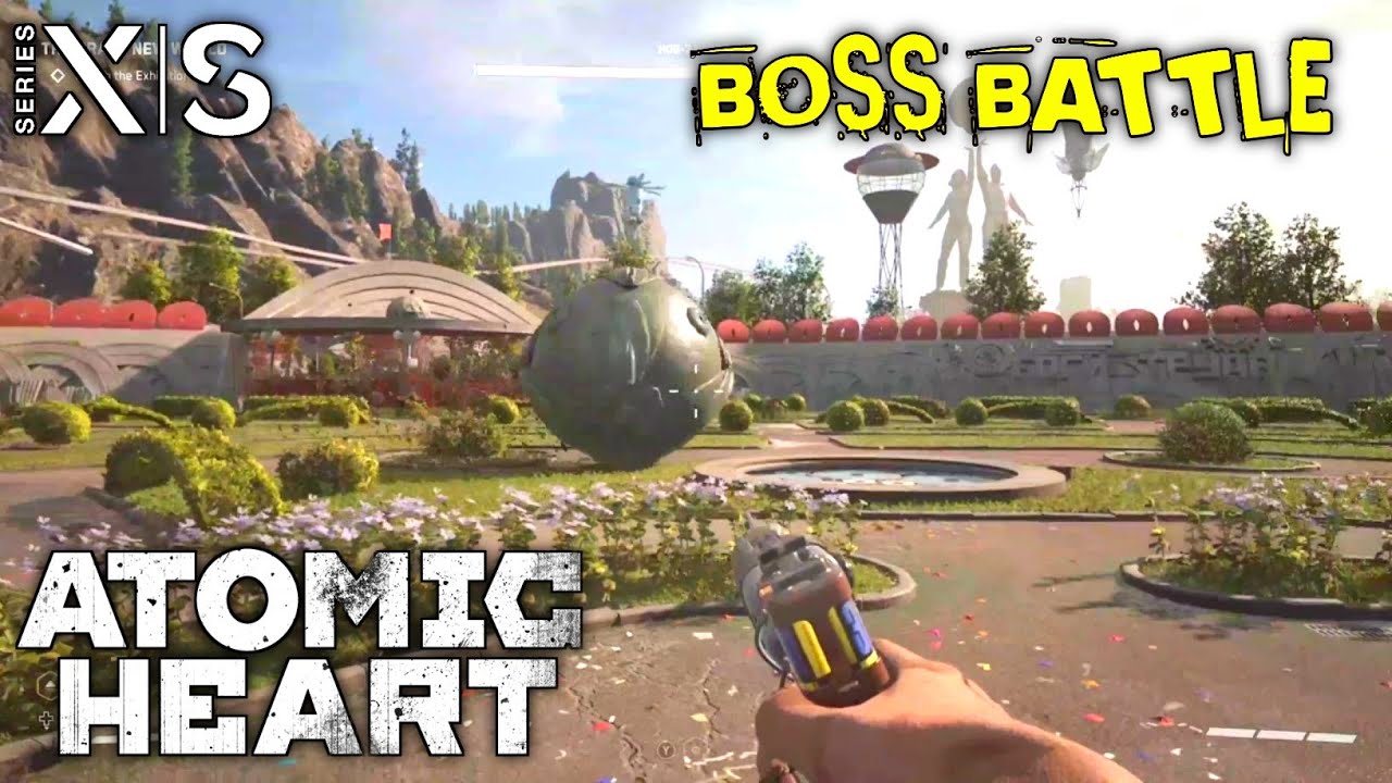 HOG-7 Hebge ATOMIC HEART HOG 7 Hebge Boss Fights | Atomic Heart HOG-7 ...
