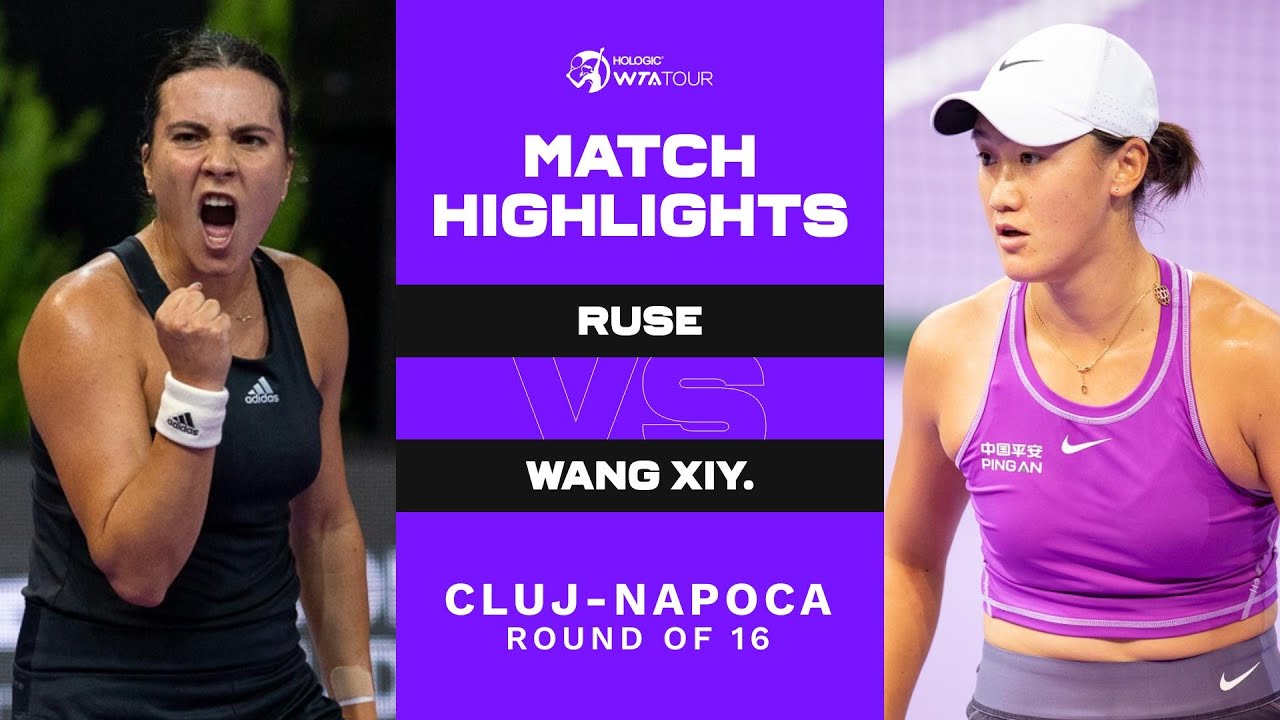 Elena-Gabriela Ruse vs. Wang Xiyu | 2022 Cluj-Napoca Round of 16 | WTA ...