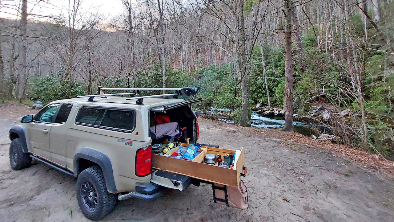 The ULTIMATE Truck Bed Camping rig - Fly Fishing Road Trip North ...