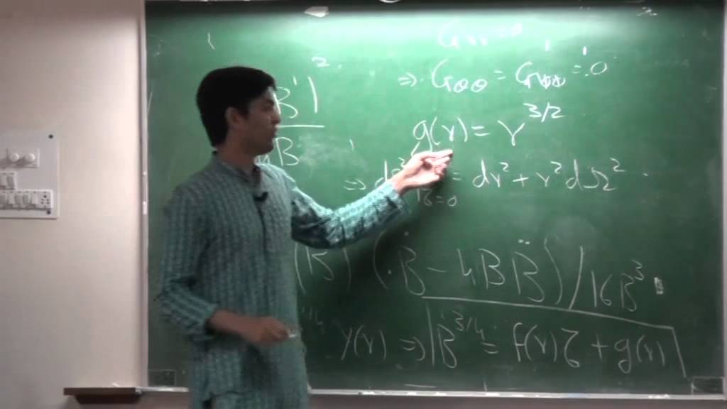 Suvrat Raju ; Black Holes & Their Puzzles ; Lecture - 2 - YouTube