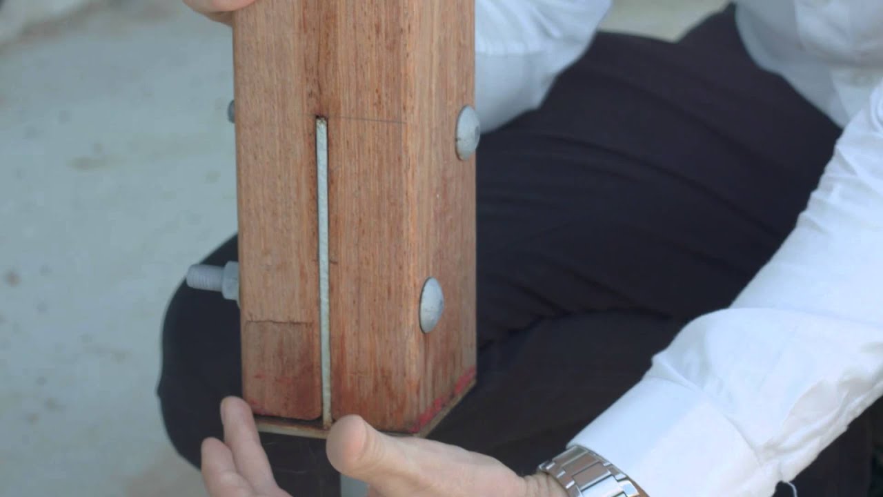 T Blade Timber Post Bases For Your New Home | Stroud Homes - YouTube