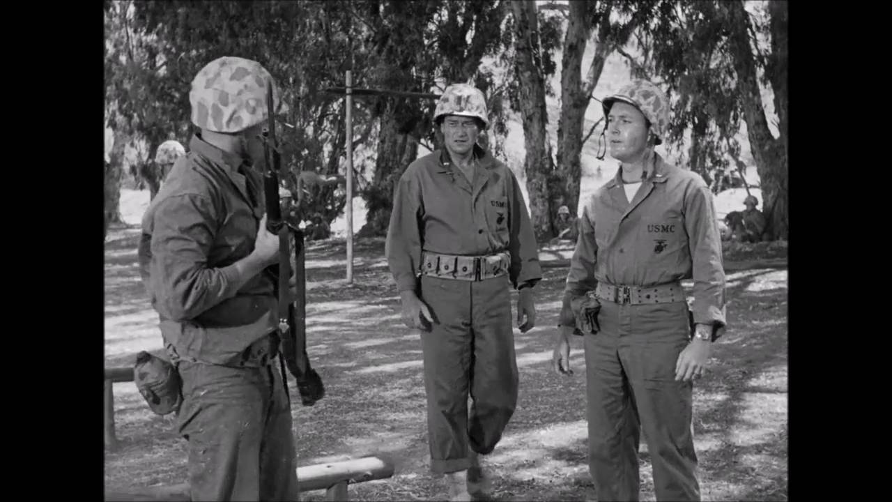 Sands of Iwo Jima (1949) John Wayne scene 720p - YouTube