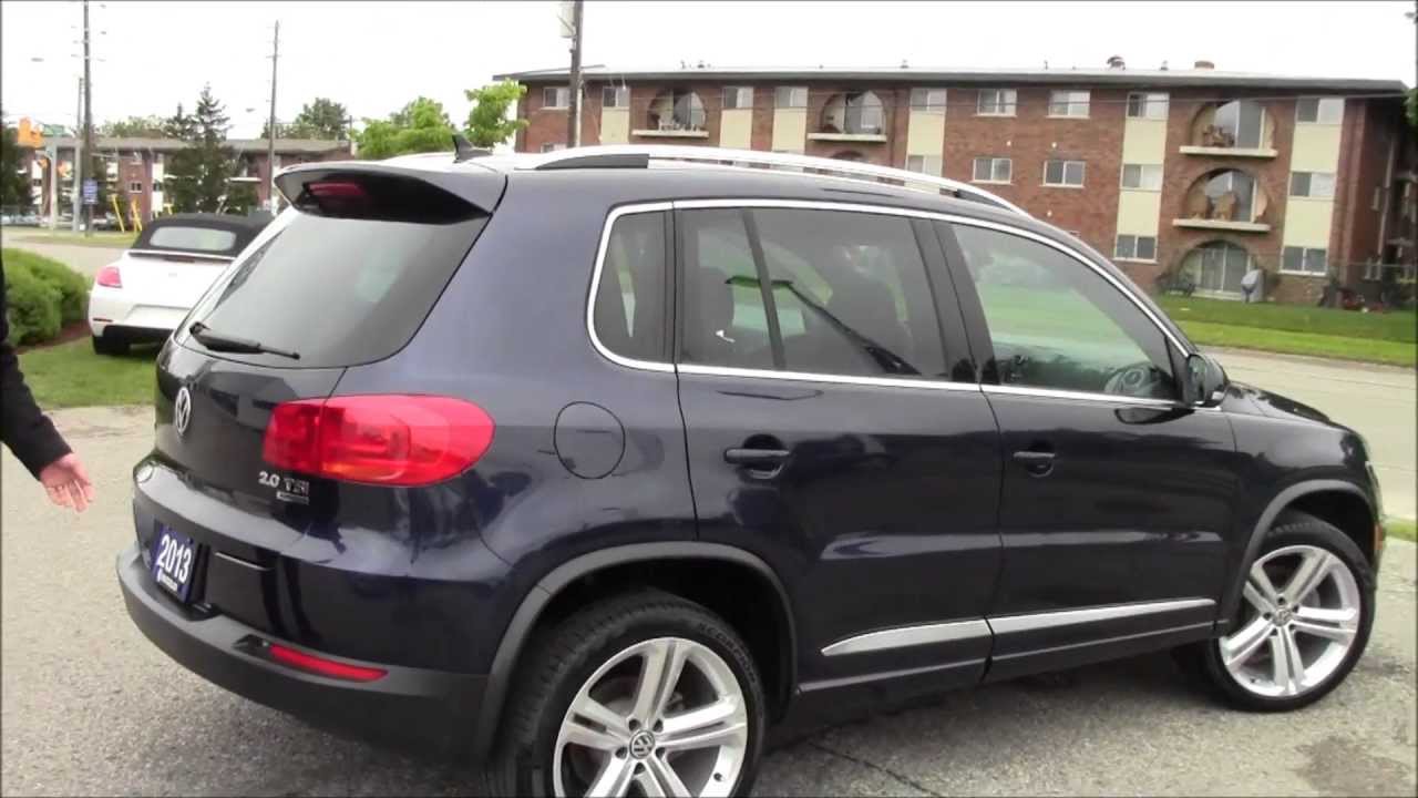 2013 VW Tiguan R Line at Volkswagen Waterloo with Mike Raab - YouTube